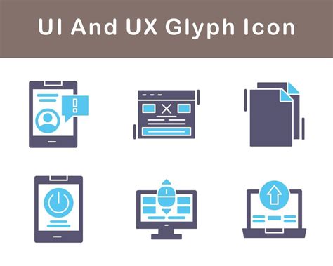 UI And UX Vector Icon Set Vector Art At Vecteezy