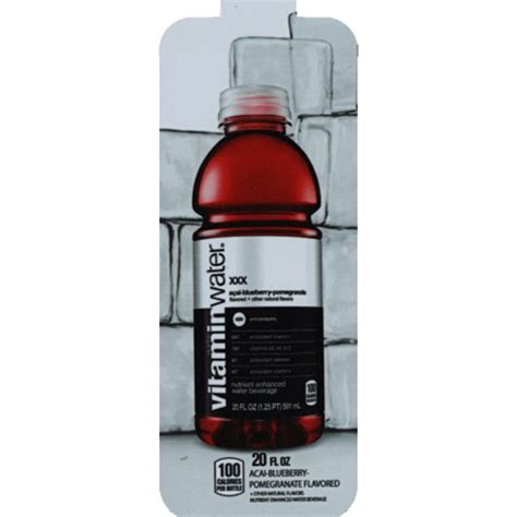 D And S Vending Inc Ds33vwx20 Vitamin Water Xxx Label 20oz Bottle