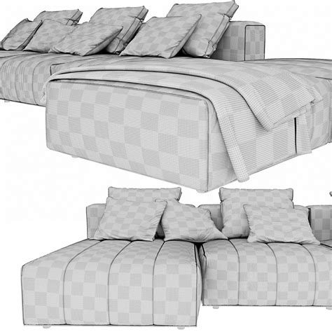 3D Sofa Goodman Minotti TurboSquid 1968771