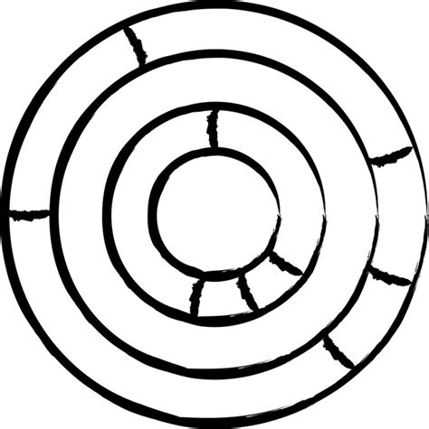 Premium Vector Donut Chart Hand Drawn Vector Illustration