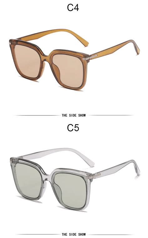 Gwtnn Oem Gafas De Sol Para Hombre De Marca Rectangle Thick Frame