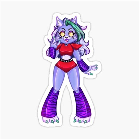 Roxy Sticker For Sale By Artsbymaddy Redbubble