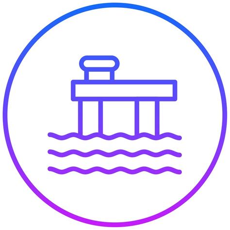 Premium Vector Dock Vector Illustration