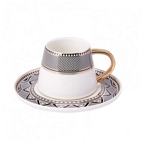 Karaca Kaffeeservice Karaca Globe Türkische Kaffeetassen Mokkatassen