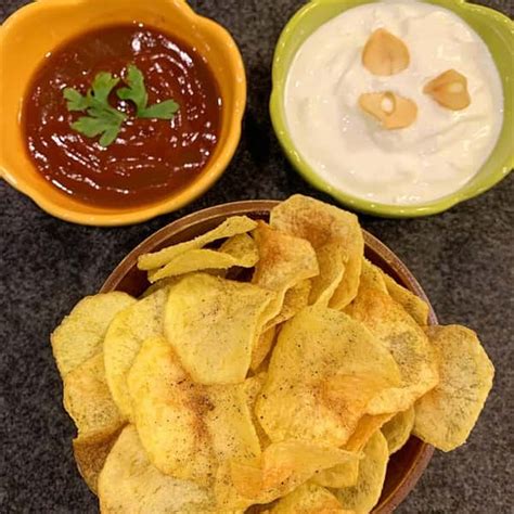 طرز تهیه چیپس خانگی ترد و خوشمزه بدون فر