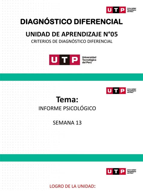 Informe Psicológico Pdf Sicología Psicólogo