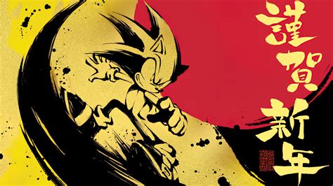 Wallpaper Sonic The Hedgehog Japanese Art Artwork Holiday Sonic