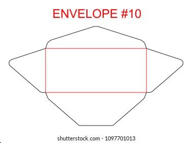 10 Envelope Size Template Envelope Liner 10 Envelope Sizes Gold