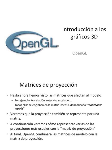 03 Opengl Perspectivas Pdf Perspectiva Gráfica Periodismo Visual