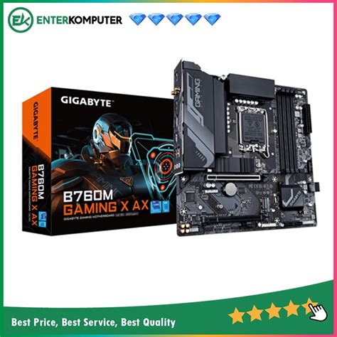 Jual Gigabyte B760m Gaming X Ax Lga1700 B760 Ddr5 Usb32 Type C