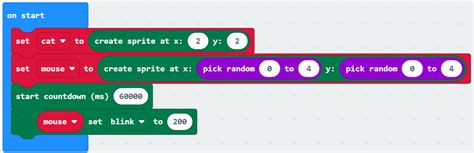 雲林song Makecode Microbit 遊戲設計：貓追老鼠遊戲microbit Game Cat Chasing Mouse