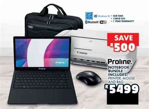 Proline Notebook Bundle Offer At Russells