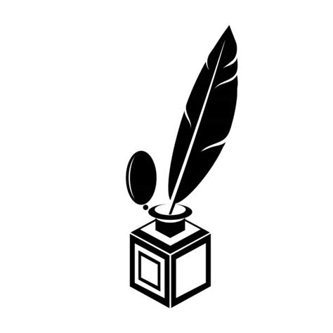 290 Scribe Feather Stock Illustrations Royalty Free Vector Graphics