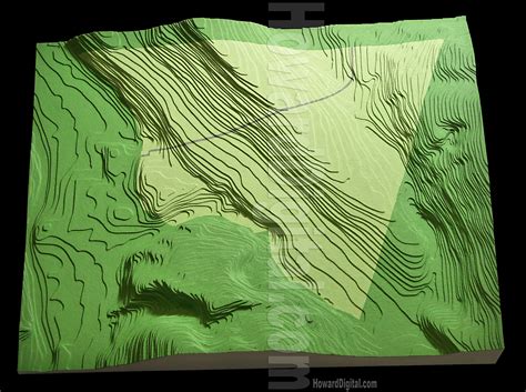 Topographic Model Berlin Federal Prison Topographic Models Howard