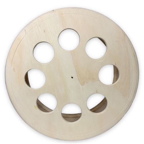 Carretilha de Madeira 16 Polegadas 40cm Rolamento Lisa Alemão Pipas