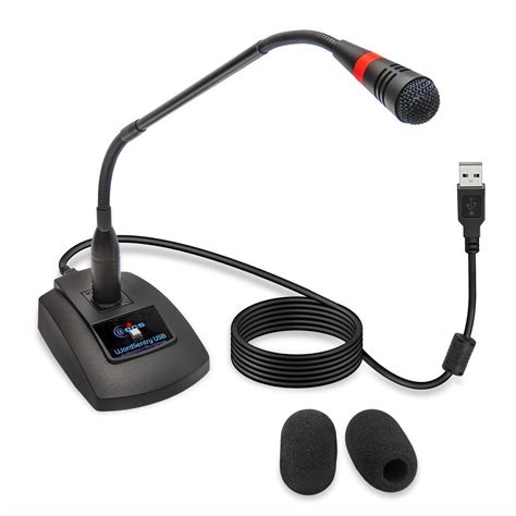 Ecs Wordsentry 19 Usb Gooseneck Microphone For Computer