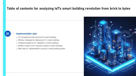 Analyzing Iots Smart Building Revolution From Brick To Bytes Table Of