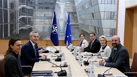 La Unión Europea y la OTAN firmaron una declaración conjunta para
