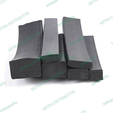 Jual Spon Karet Kotak Sponge Rubber Strip 5 10 15 20 25 30 35 40 50 Mm 20mm X 5mm Jakarta