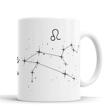 Caneca Signo Zodiaco Leão Caneca Personalizada