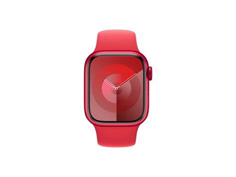 Apple Watch Series 9 Gps 41 Mm Es Piros Alumíniumtok Piros Sportszíj