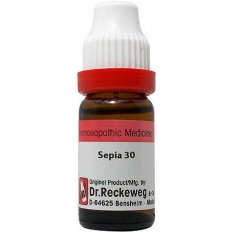 Dr Reckeweg Germany Sepia Dilution 11ml The Mg Shop