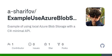 Github A Sharifovexampleuseazureblobstorage Example Of Using Local