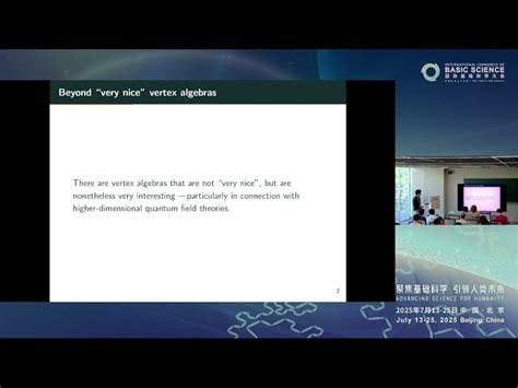 Free Video Symplectic Singularities And Vertex Algebras From Bimsa Class Central