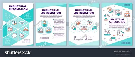 Industrial Automation Brochure Template Automation Benefits Stock