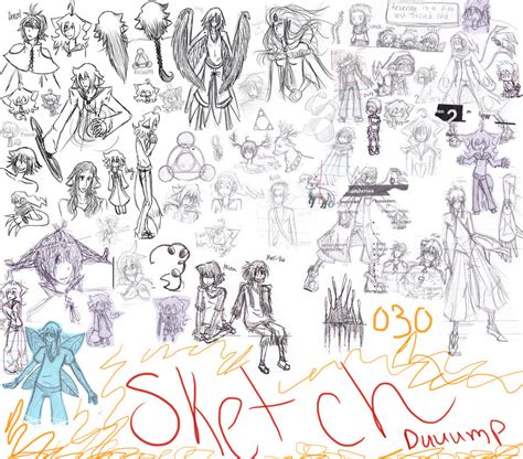 Big Ass Sketch Dump By Momothewise On Deviantart