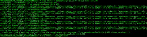 Python包安装teradatasql提示找不到pycryptodome模块错误pycryptopycryptodome和