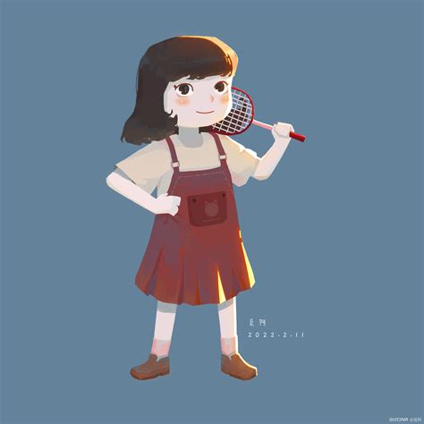 小女孩风格插画设计作品 设计人才灵活用工 设计dna
