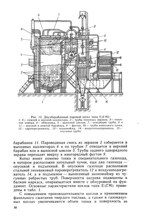 Двухбарабанный паровой котел типа Е Энциклопедия по машиностроению Xxl