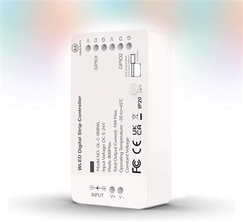 Wled Led Light Strip Controller Addressable Led Controller Rgb Rgbw
