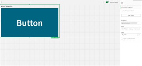 solved use a button to navigate to a chart on a sheet in qlik