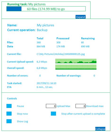 Make Status Bar A Link To Backup Ux Duplicati