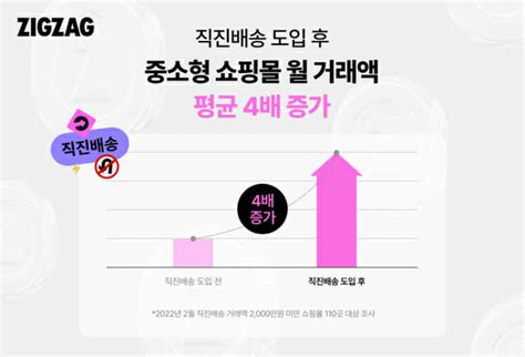 지그재그 직진배송 도입 중소형 쇼핑몰 거래액 평균 4배↑ Zdnet Korea