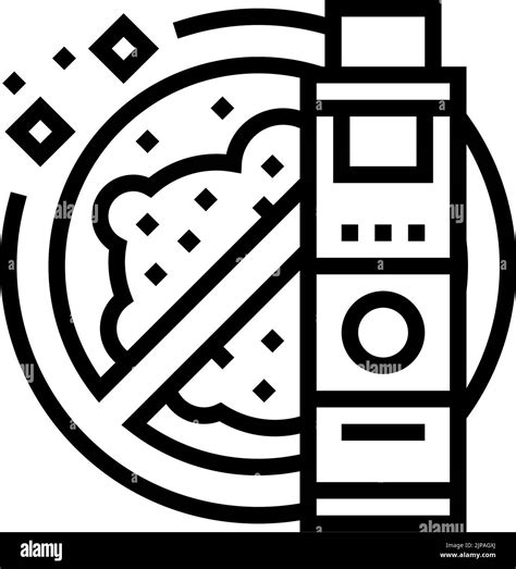 Rust Cleaner Detergent Line Icon Vector Illustration Stock Vector Image