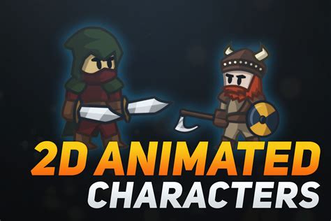 2d Animated Fantasy Characters 2d Characters Unity Asset Store