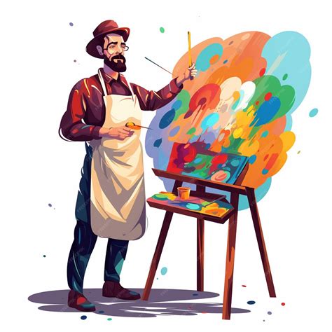 искусство векторная иллюстрация дизайн краска художественный творческий художник рисование