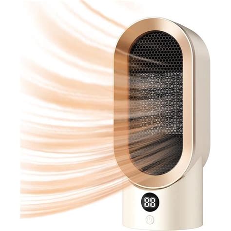 Chauffage d appoint Électrique Mini Radiateur Soufflant à Économie d
