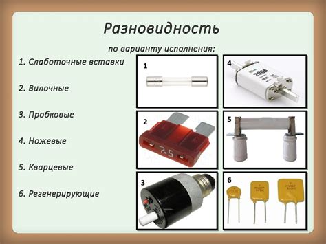 Плавкие предохранители - презентация онлайн