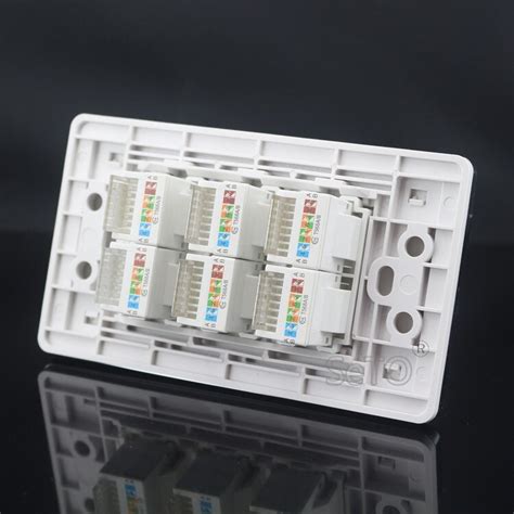 Seto 120 Type 6 Ports Rj45 Cat5e Network Lan Panel Vicedeal