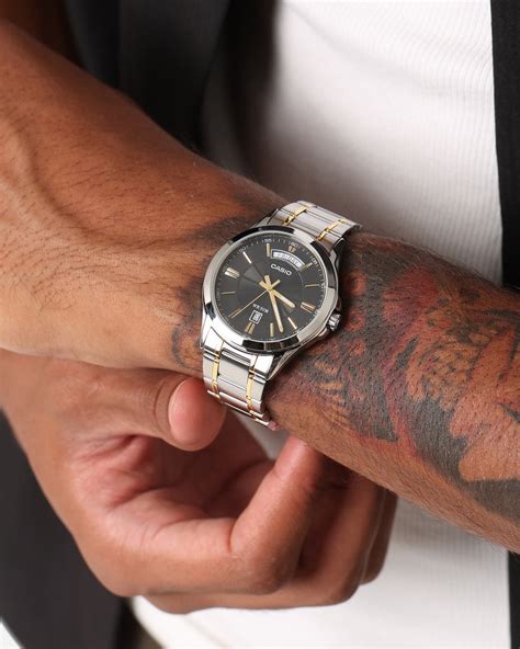 Casio Mtp 1381g 1avdf Watch Silver Black Gold Culture Kings