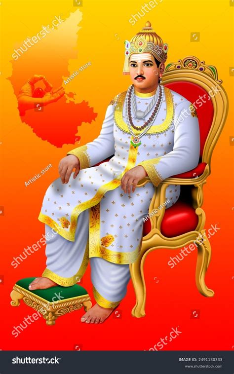 Basavanna Called Basavēśvara Basavaṇṇa Indian Philosopher Stock