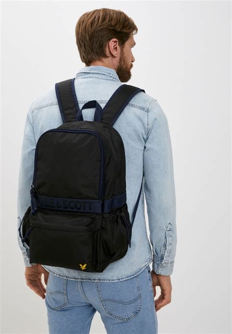 Рюкзак Lyle & Scott Recycled Ripstop Backpack, цвет: черный ...