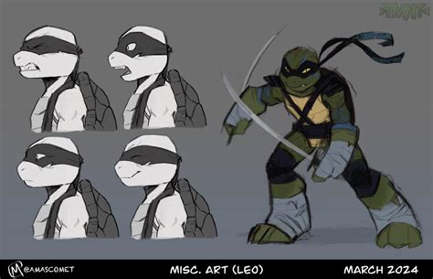 Reference Sheet Of My Leo For My Fan Iteration 💙🐢 Rtmnt