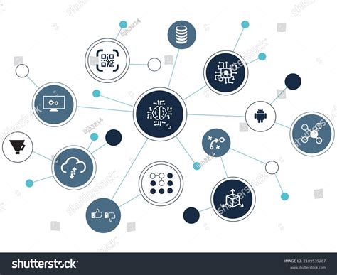 Neural Network Machine Learning Artificial Intelligence Stock Vector Royalty Free