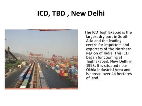 Inland Container Depot Icd