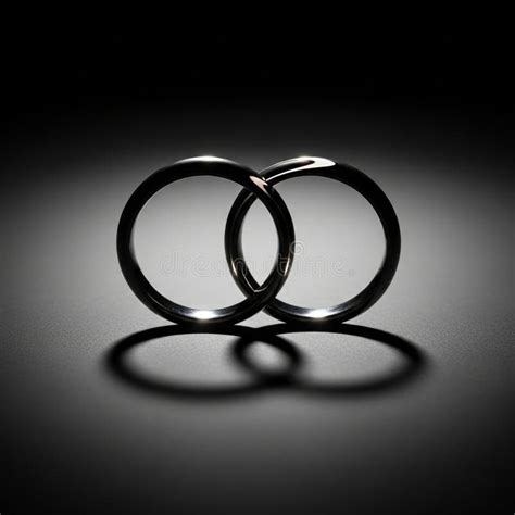 Contrast Between The Rings And Their Shadows Creates A Striking Stock